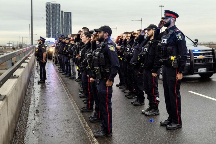 PHOTO GALLERY: Procession brings OPP officer Const. Grzegorz (Greg ...