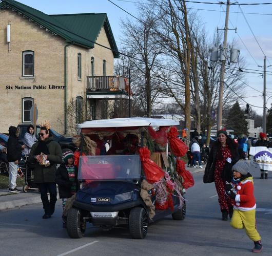 Hundreds celebrate at Six Nations Santa Claus Parade