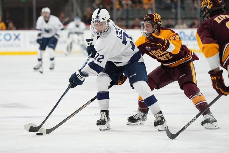 Gavin McKenna breaks late tie with first goal for Penn State in a 4-2 ...