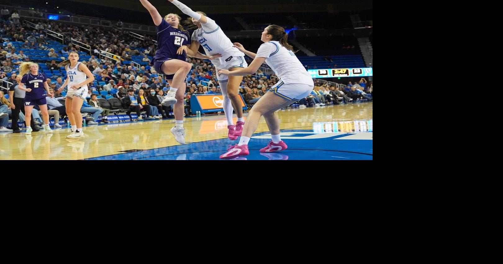 Betts powers No. 2 UCLA past Washington 82-67 to clinch a share of the ...