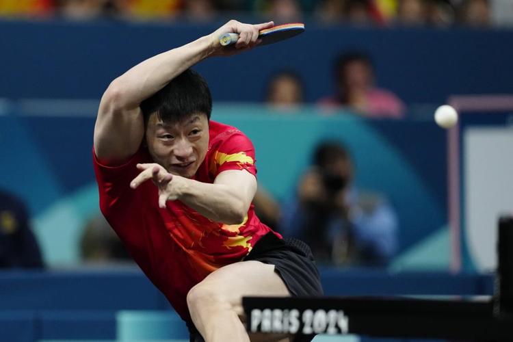 Table tennis player Ma Long makes history for China at Paris Games with ...