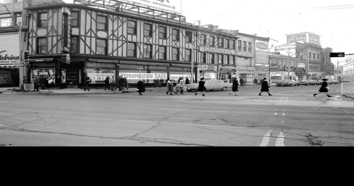 Downtown Hamilton was a much different place before the 1969 knockdown
