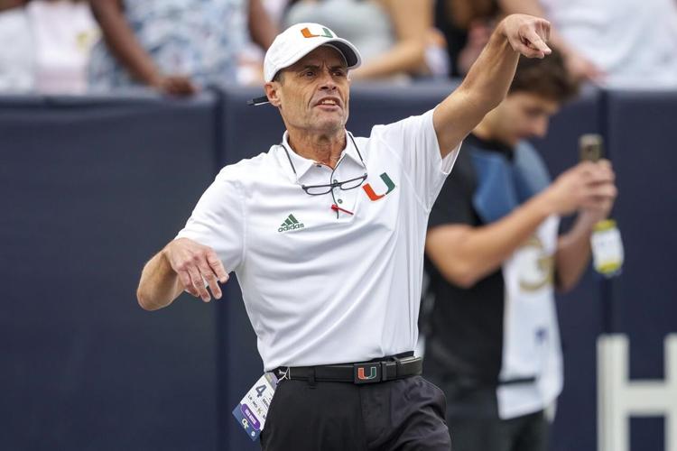 Coaching is teaching, Miami offensive line coach Alex Mirabal says. The ...