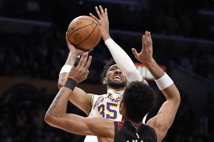 LeBron sits with injury while Davis, Hachimura propel Lakers to 116-110 win over Trail Blazers