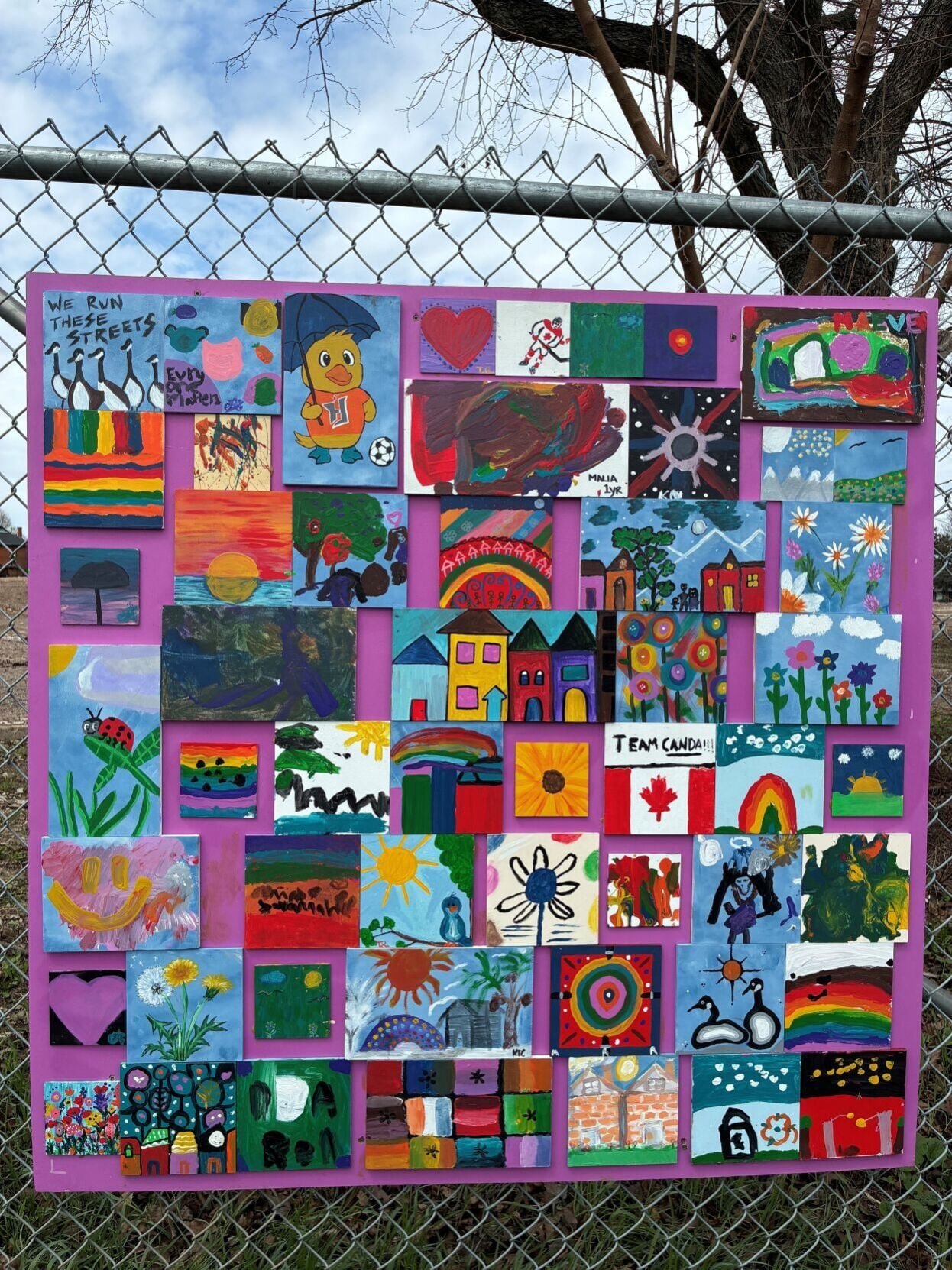 Hamilton student artwork on display around Jamesville site