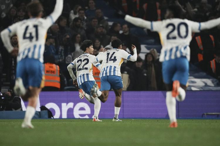 Magic Mitoma and Minteh double give Brighton 3-0 win over lackluster ...