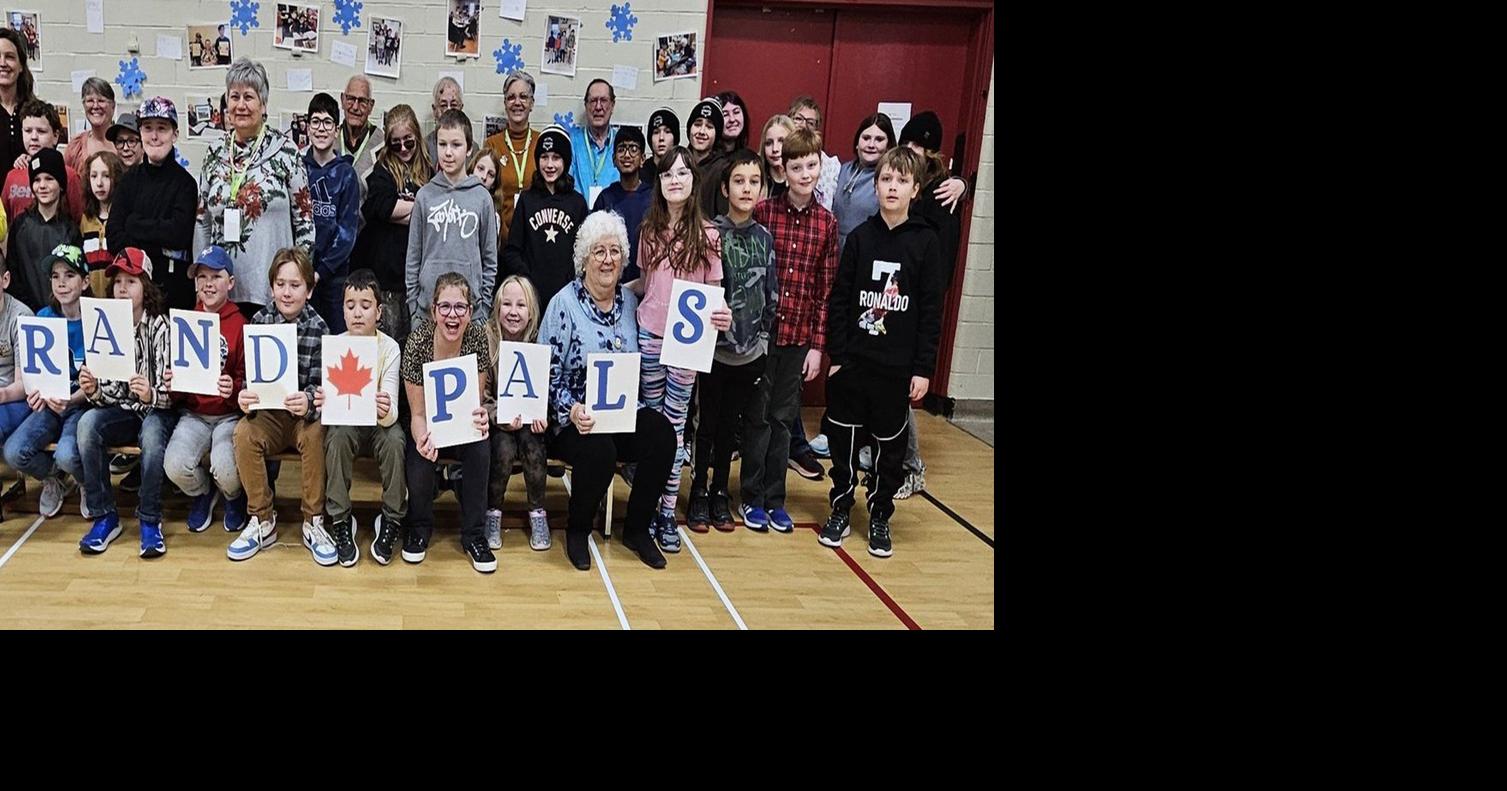 Kids connect with seniors at Grandpals school program