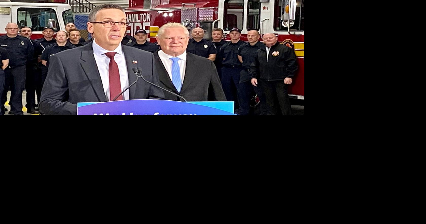 Doug Ford announces expanded firefighter cancer coverage