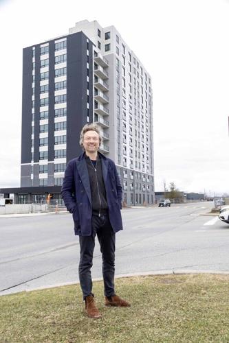 Things are looking up for the tallest building in St. Thomas