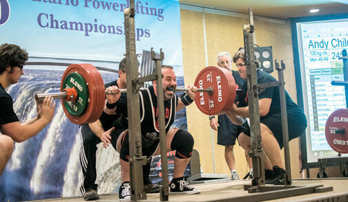 Powerlifter Andy Childs prepares for world championships