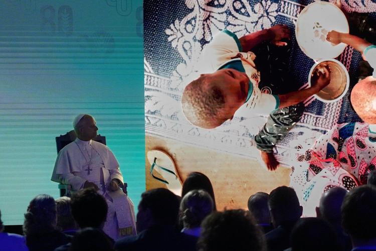 Pope denounces use of hunger as weapon of war as he urges world leaders ...