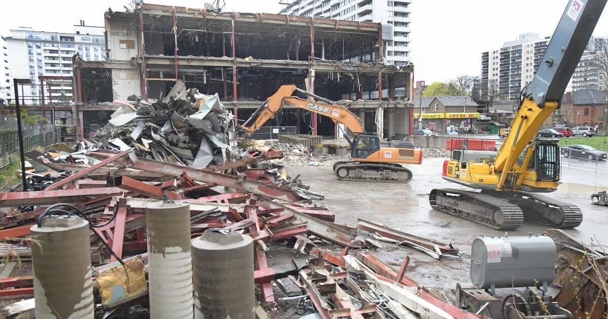 Former CHCH home flattened for condos