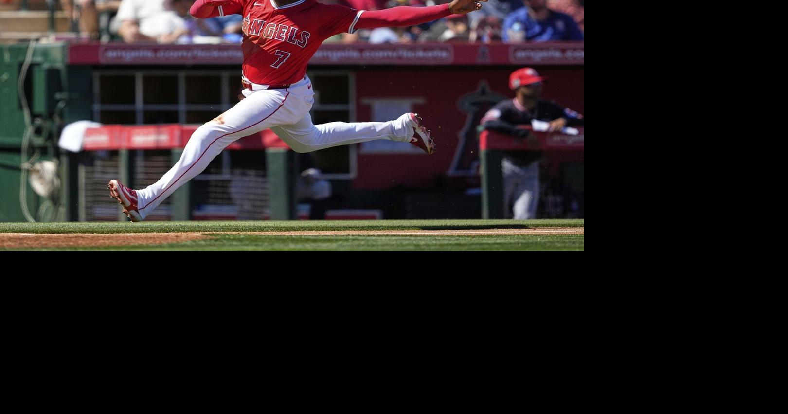 Angels OF Joe Adell says he's not concerned after leaving 1-0 win over ...