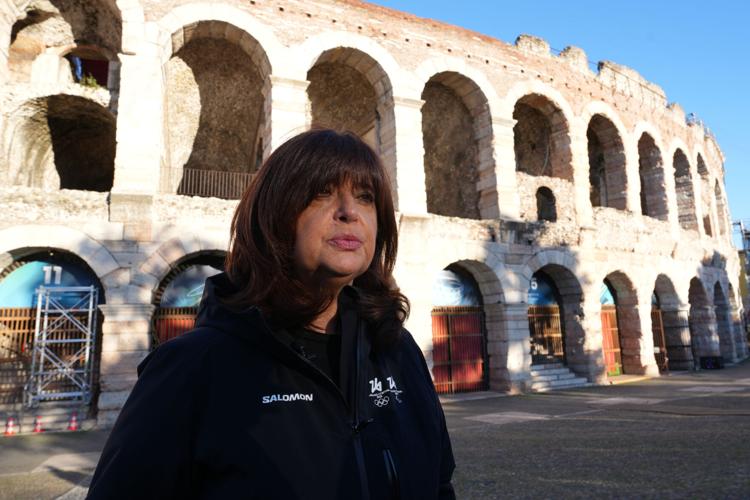 Verona prepares its ancient arena for the Olympics closing ceremony on ...