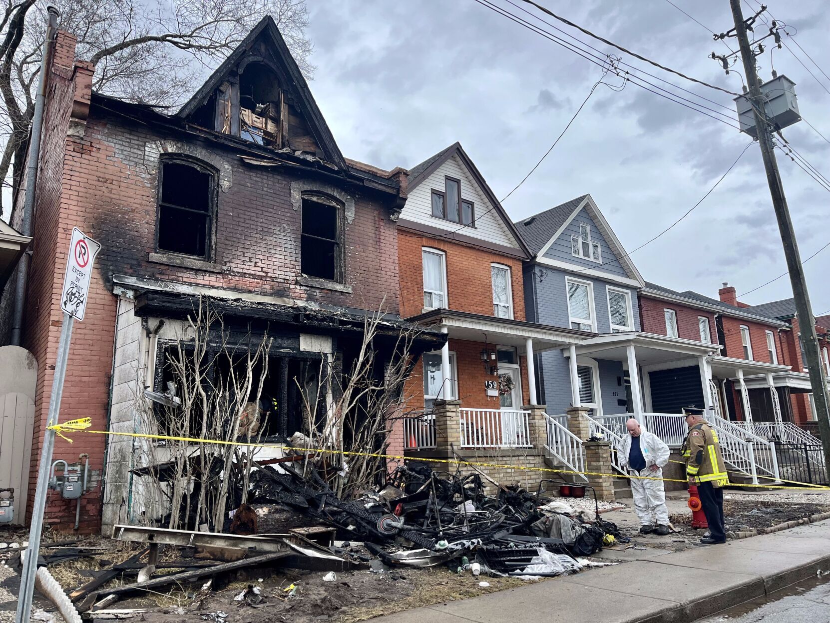 Two sent to hospital after Central Hamilton house fire