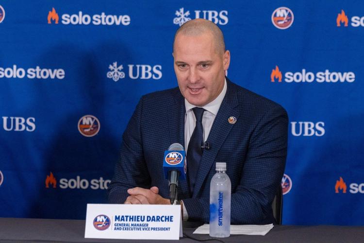 Will the Islanders bring James Hagens home? GM Mathieu Darche weighs ...