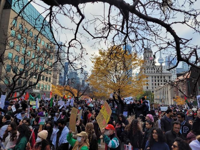 Live updates: Pro-Palestinian rally underway in Toronto