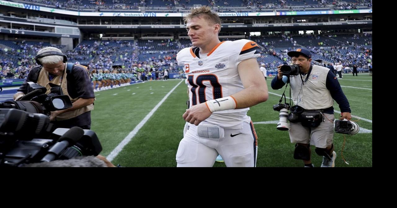 Rookie Bo Nix had a difficult debut for Denver and it won't get any ...