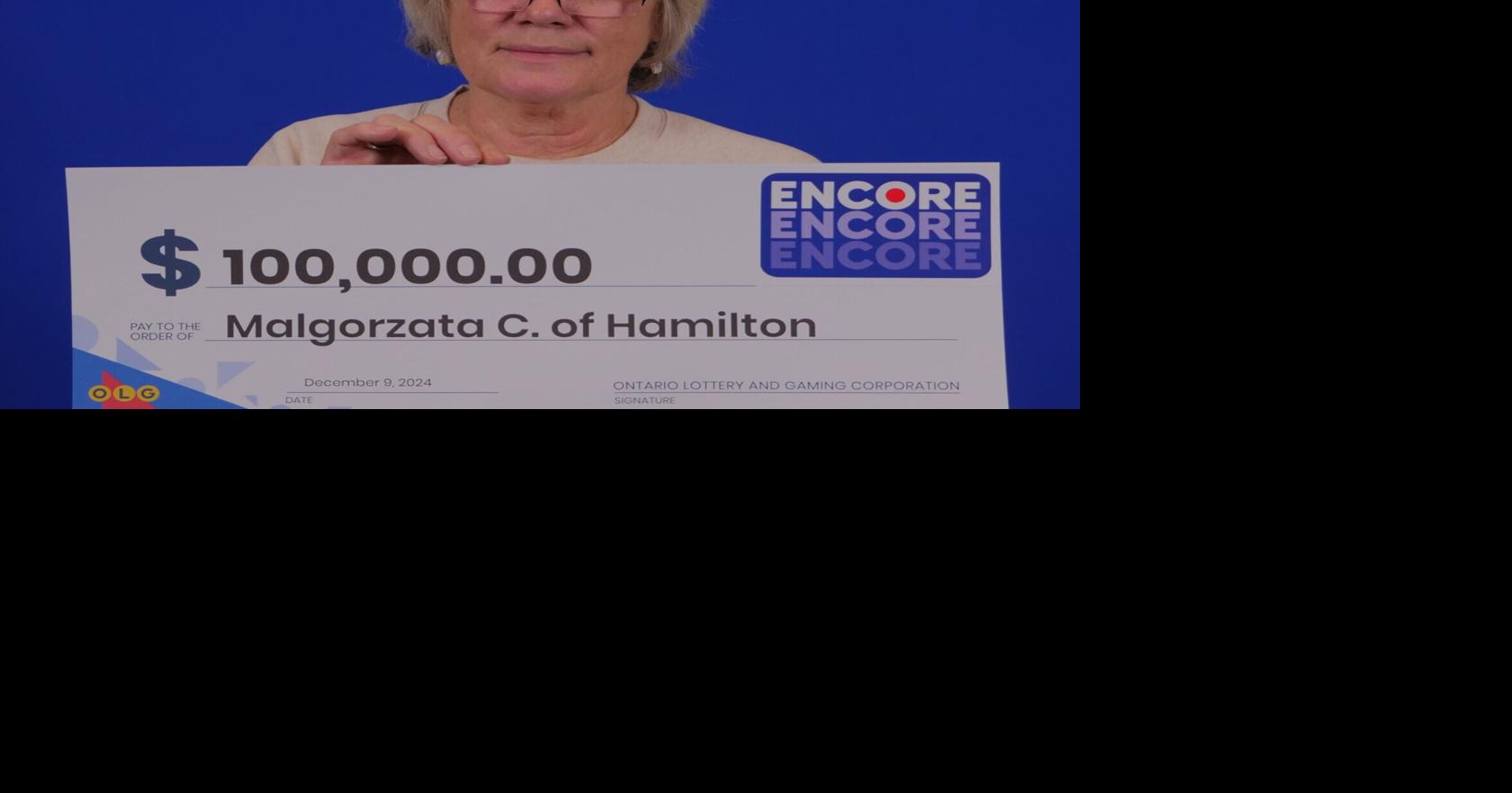 ‘My heart went boom.’ Hamilton retiree scores $100K win