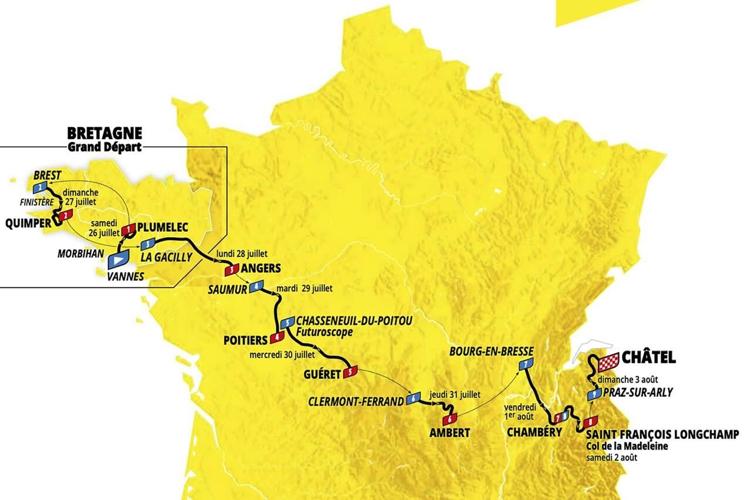 Tour de France unveils 2025 route that includes a climb up the 'evil ...