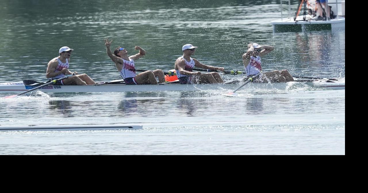 US wins its first rowing Olympic gold medal in the men’s four class ...
