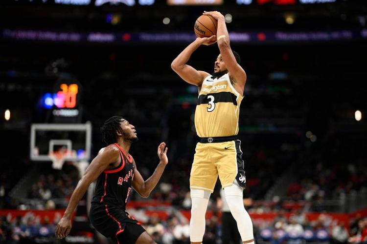 Kyshawn George scores 23 points as lowly Wizards whip sluggish Raptors ...