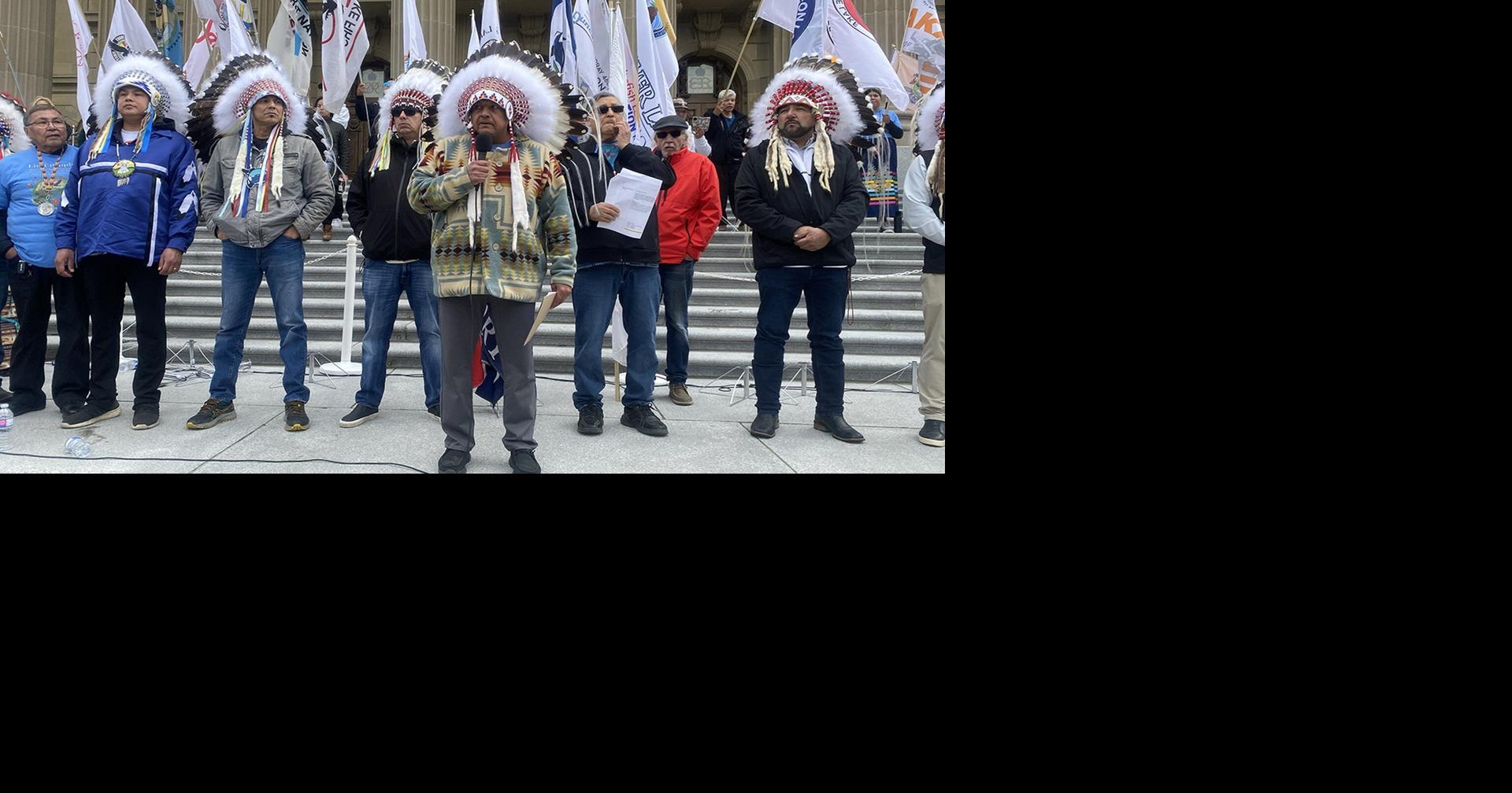 First Nations unity displayed at rally against separatism at Legislature
