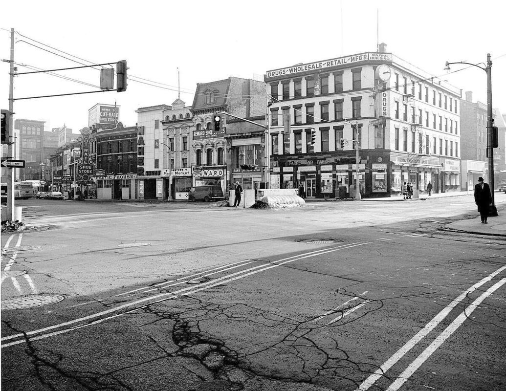 Downtown Hamilton was a much different place before the 1969 knockdown