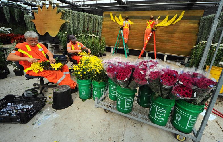 Mardi Gras party at 2016 Hamilton Fall Garden and Mum Show