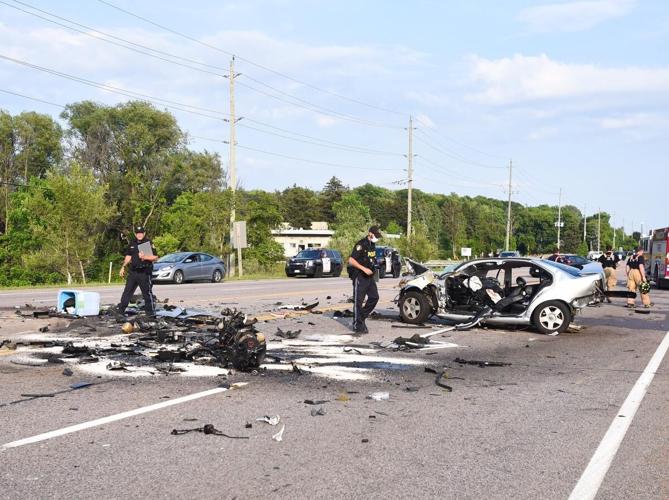 UPDATE: Multi-vehicle crash north of Hamilton sends six to hospital