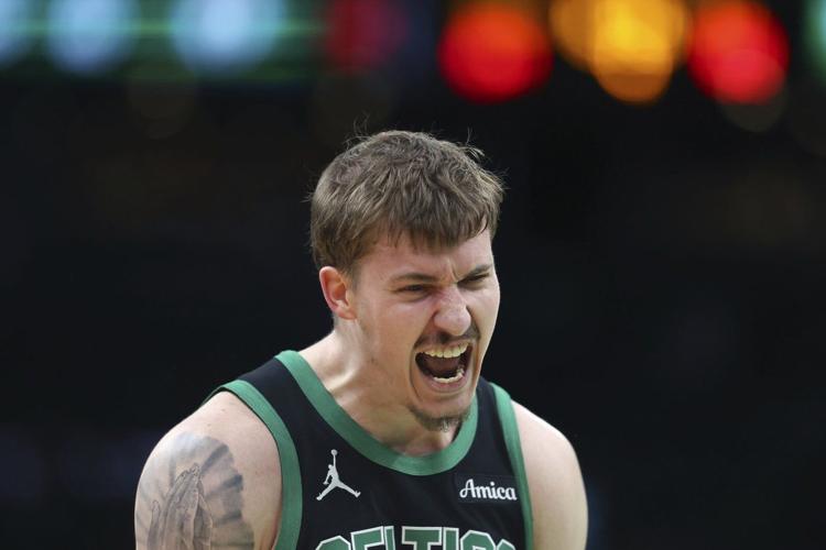 Rookie Baylor Scheierman delivers career night for Celtics in win over Nets