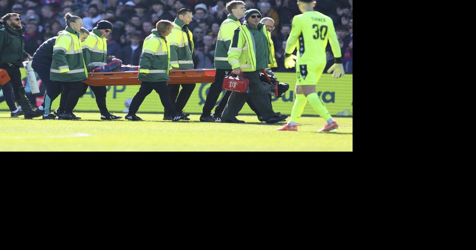 Palace forward Mateta released from hospital with 25 stitches after ...