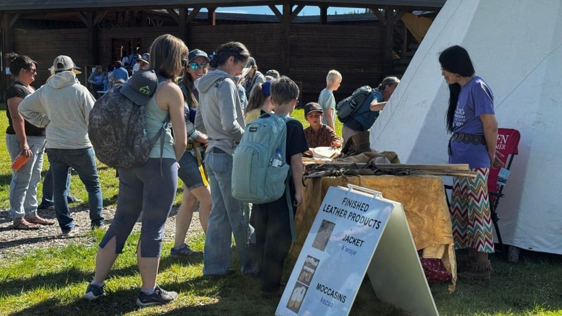 Youngsters take in Dane-Zaa culture during annual Doig Day event