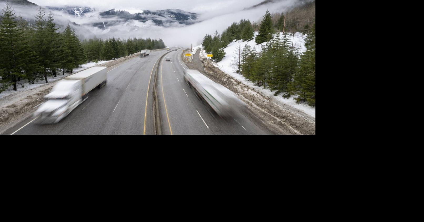 Sink hole closes B.C.'s Coquihalla Highway northbound from Hope to Merritt