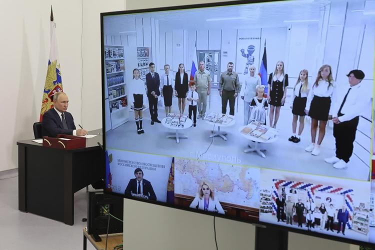 Russian students are returning to school, where they face new lessons ...