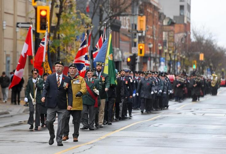 Garrison parade remembers those who served