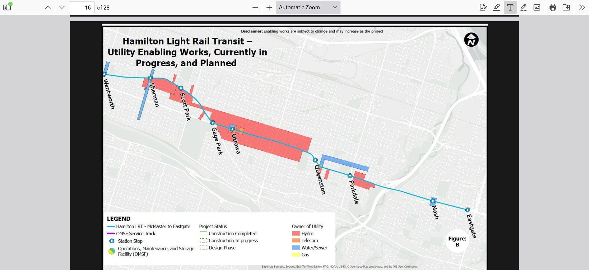 Hamilton LRT contract award expected 2026