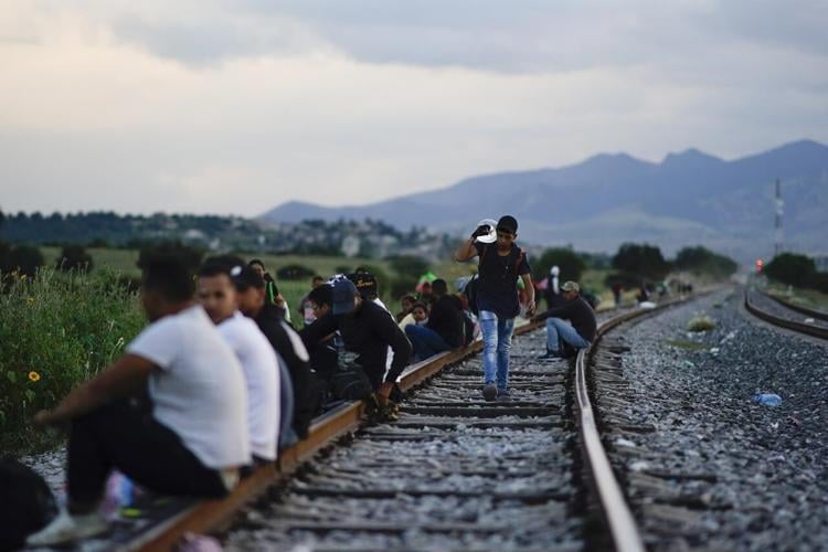 Mexican railway operator halts trains because so many migrants are ...