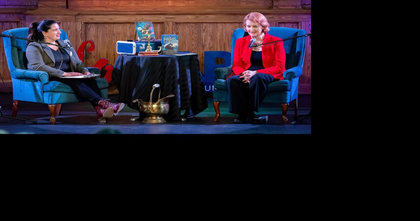 Author attends 20th anniversary of One Book, One Brant