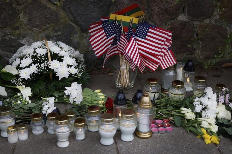 Lithuanians bid farewell to 4 US soldiers who died during training exercise