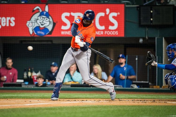 Joc Pederson homer caps 8-run 1st as Rangers beat Astros 10-7 a night ...