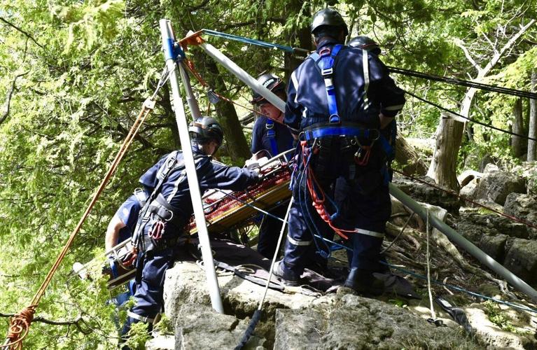 Rock climbing incident results in serious injuries