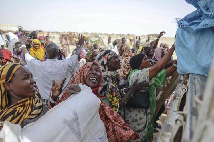 Photos show Sudanese refugees who have fled to neighboring Chad in ...