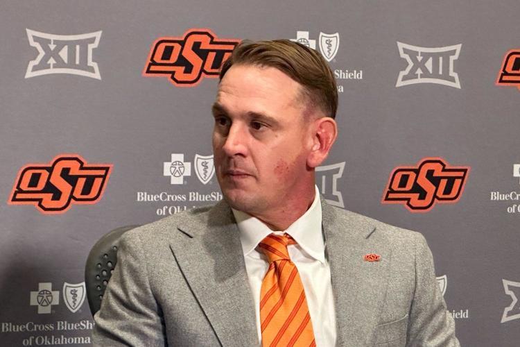 Eric Morris introduced as Oklahoma State coach, looks to revive program ...