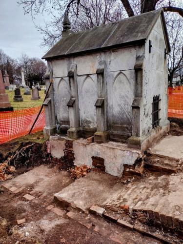 Iconic Hamilton Cemetery vault undergoing major restoration