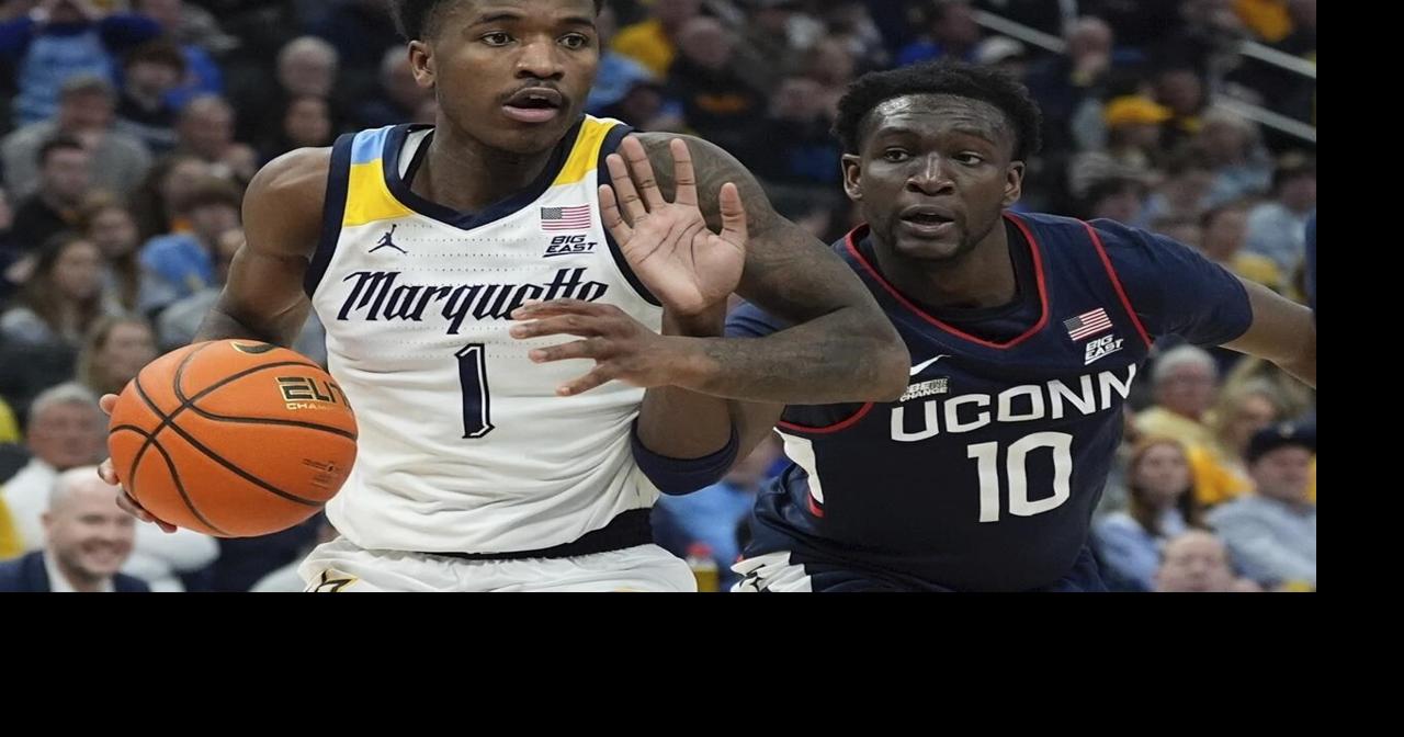 No. 2 UConn outlasts No. 8 Marquette 74-67 for 1st Top 25 road win in a ...