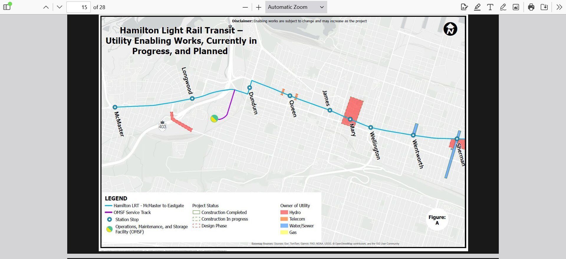 Hamilton LRT contract award expected 2026