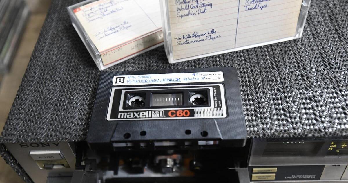Rare Neil Young tape found in Hamilton vintage music shop