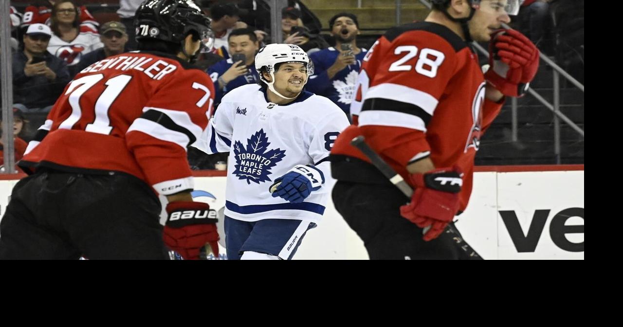 Matthews scores 66th as Maple Leafs burn Devils 5-2