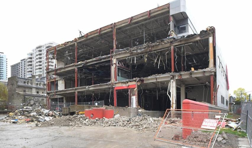 Former CHCH home flattened for condos